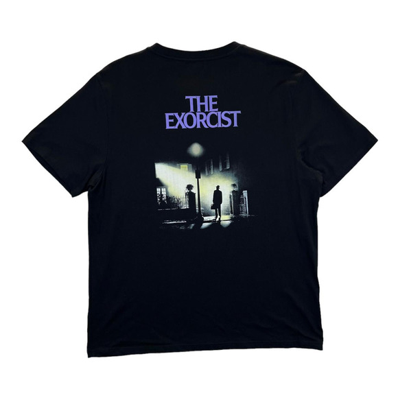 Shirts | The Exorcist Horror Movie Spellout Graphic Black Tshirts ...